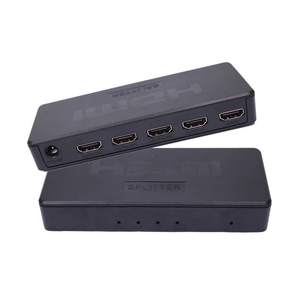 4K Powered 4-Way HDMI Splitter & Extender – Shinytech